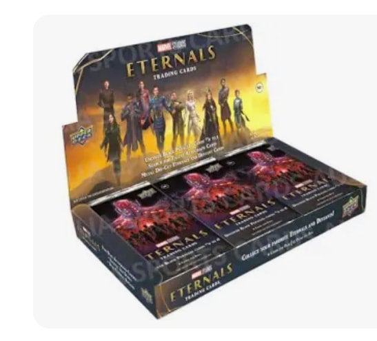 Upper Deck: 2022 Marvel Eternals Hobby Box | Miller's Comics, Cards ...